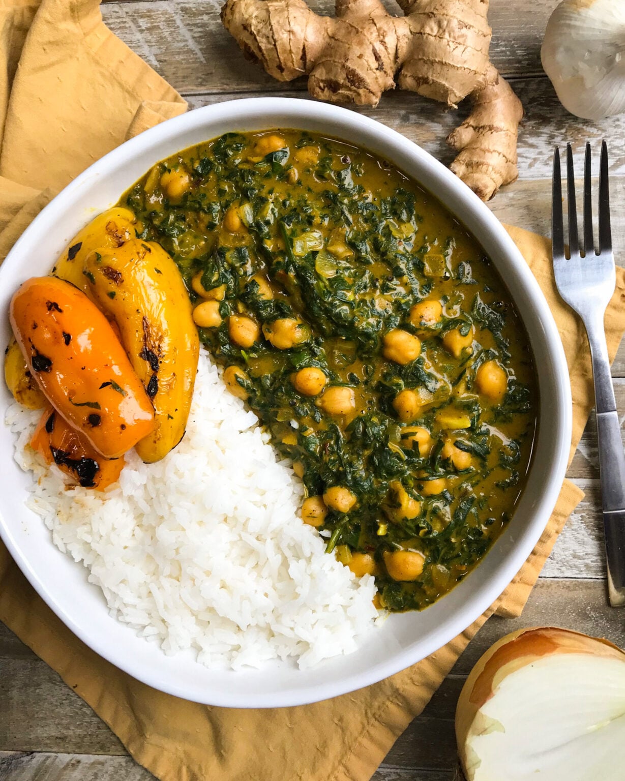 Easy Saag Chole - BetterFoodGuru