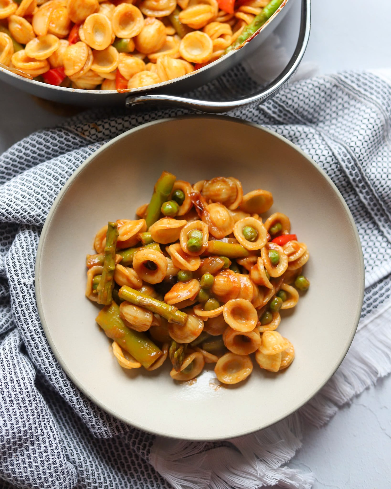 Balsamic Asparagus Pasta Primavera - BetterFoodGuru