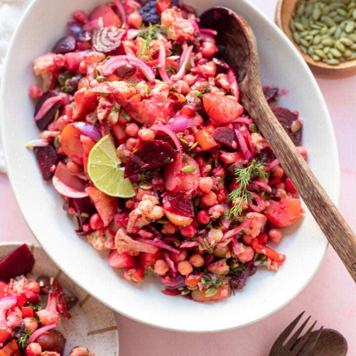Pretty Beet & Potato Salad - BetterFoodGuru