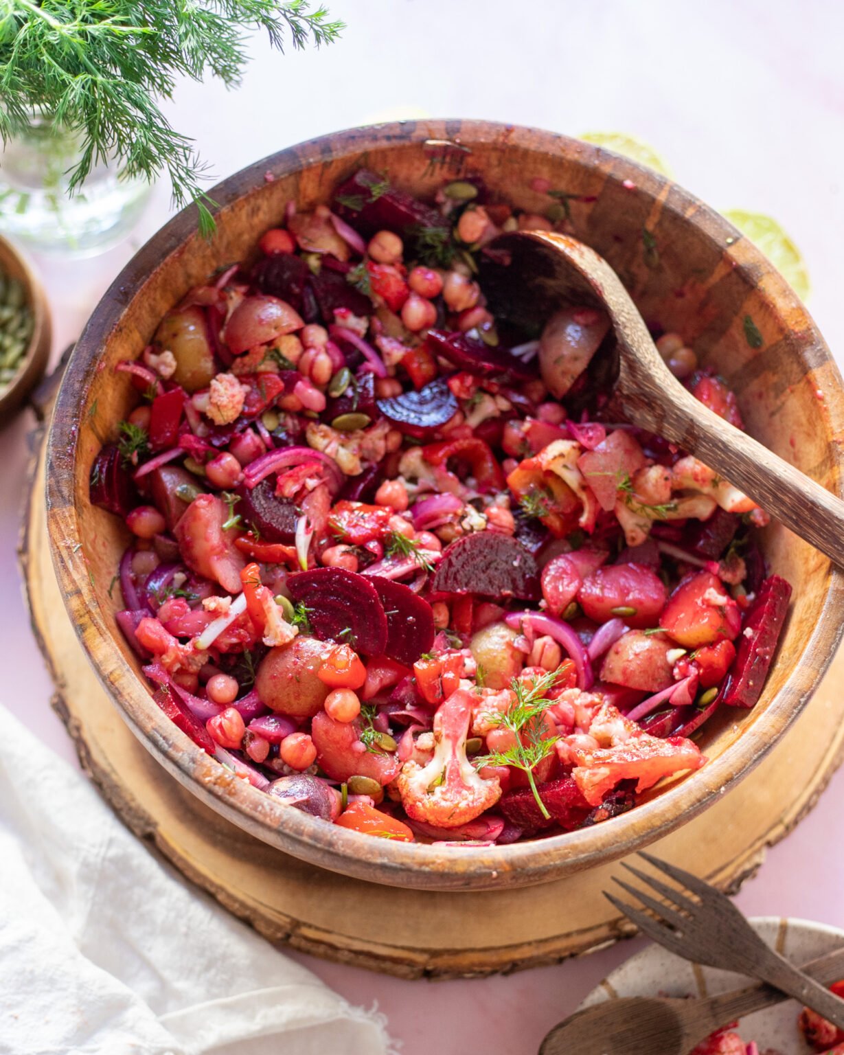 Pretty Beet & Potato Salad - BetterFoodGuru