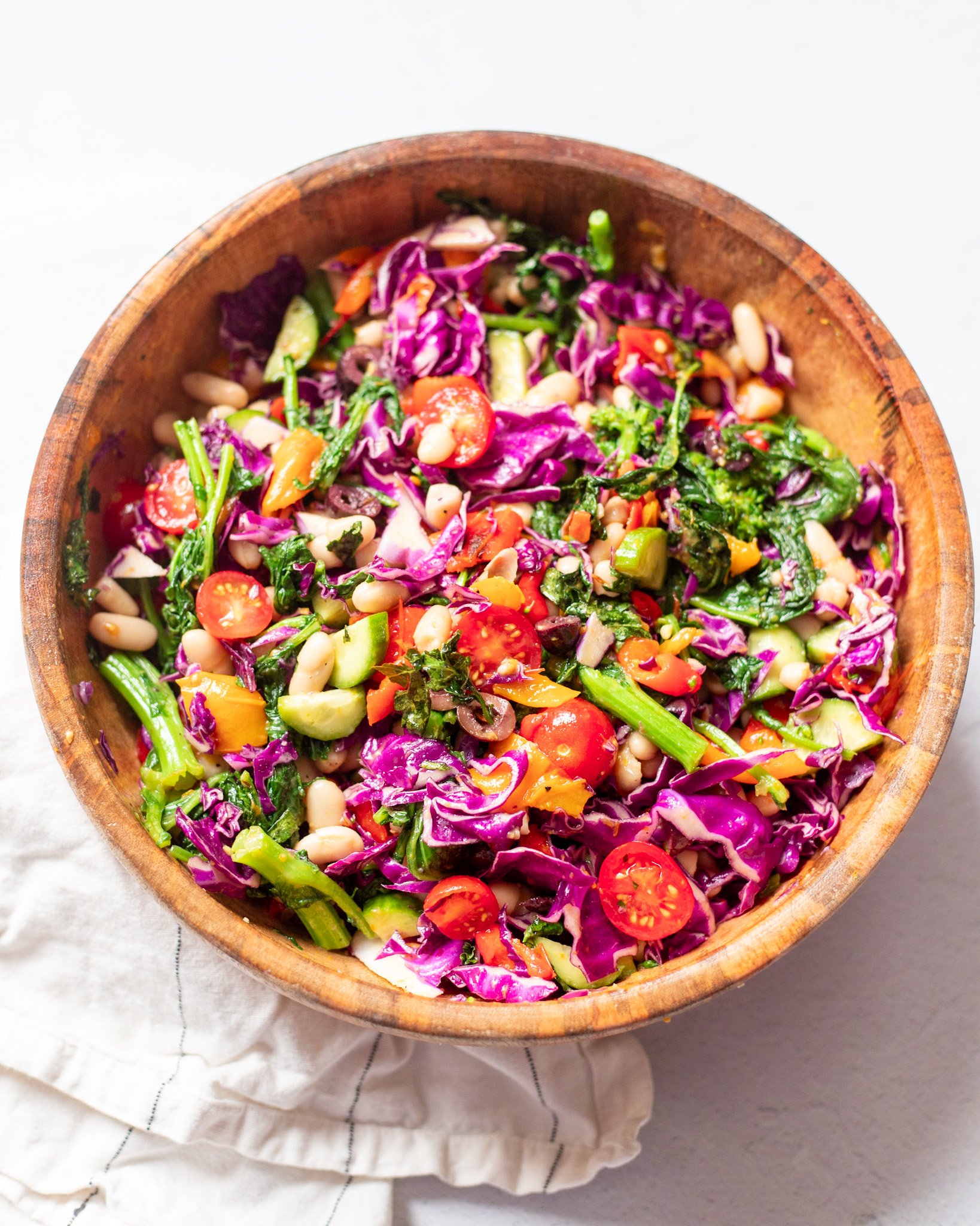 Italian Bean Salad with Broccoli Rabe and Oregano Vinaigrette ...