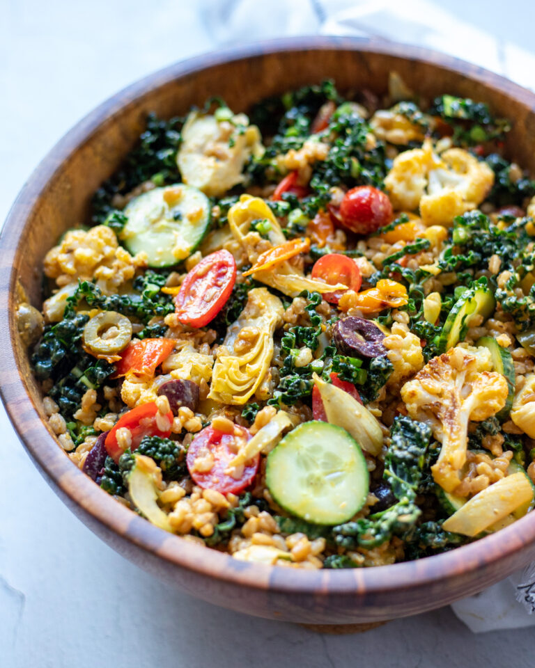 Italian Farro & Vegetable Salad - BetterFoodGuru