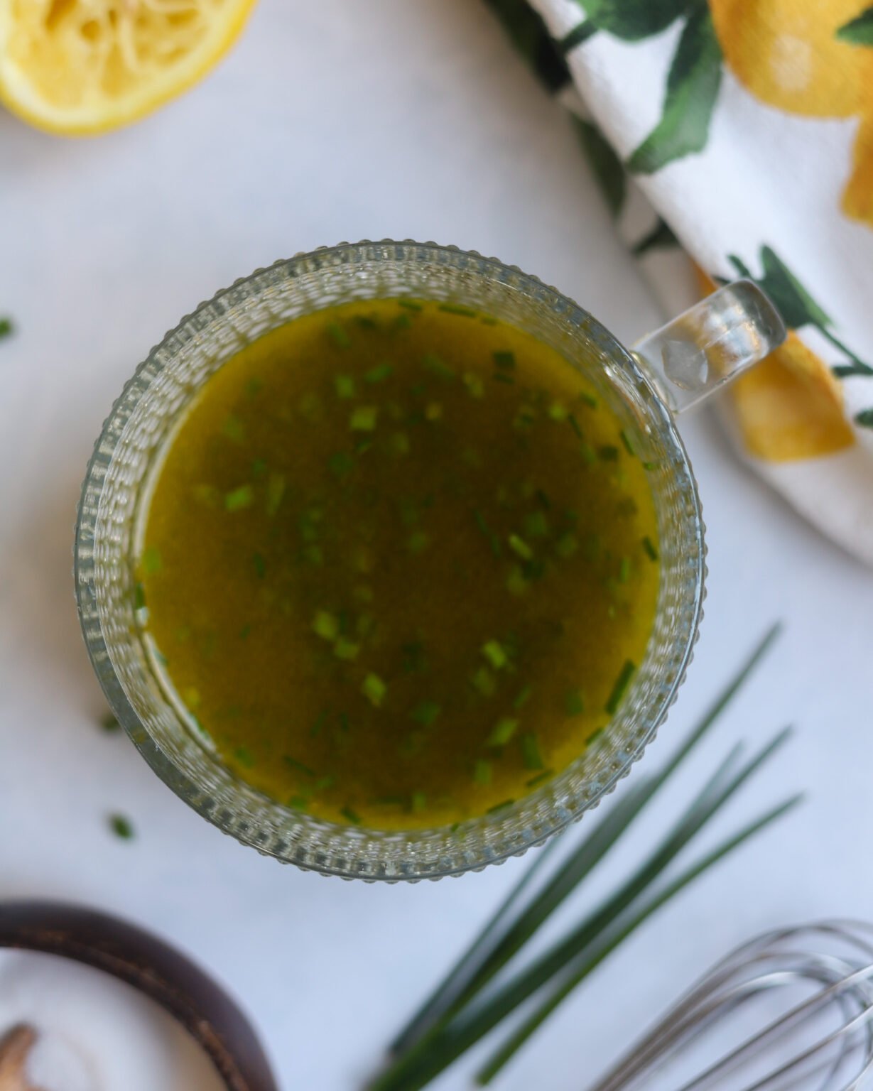 Lemon Chive Salad Dressing - BetterFoodGuru