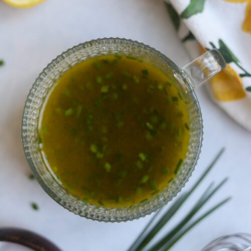 Lemon Chive Salad Dressing - BetterFoodGuru
