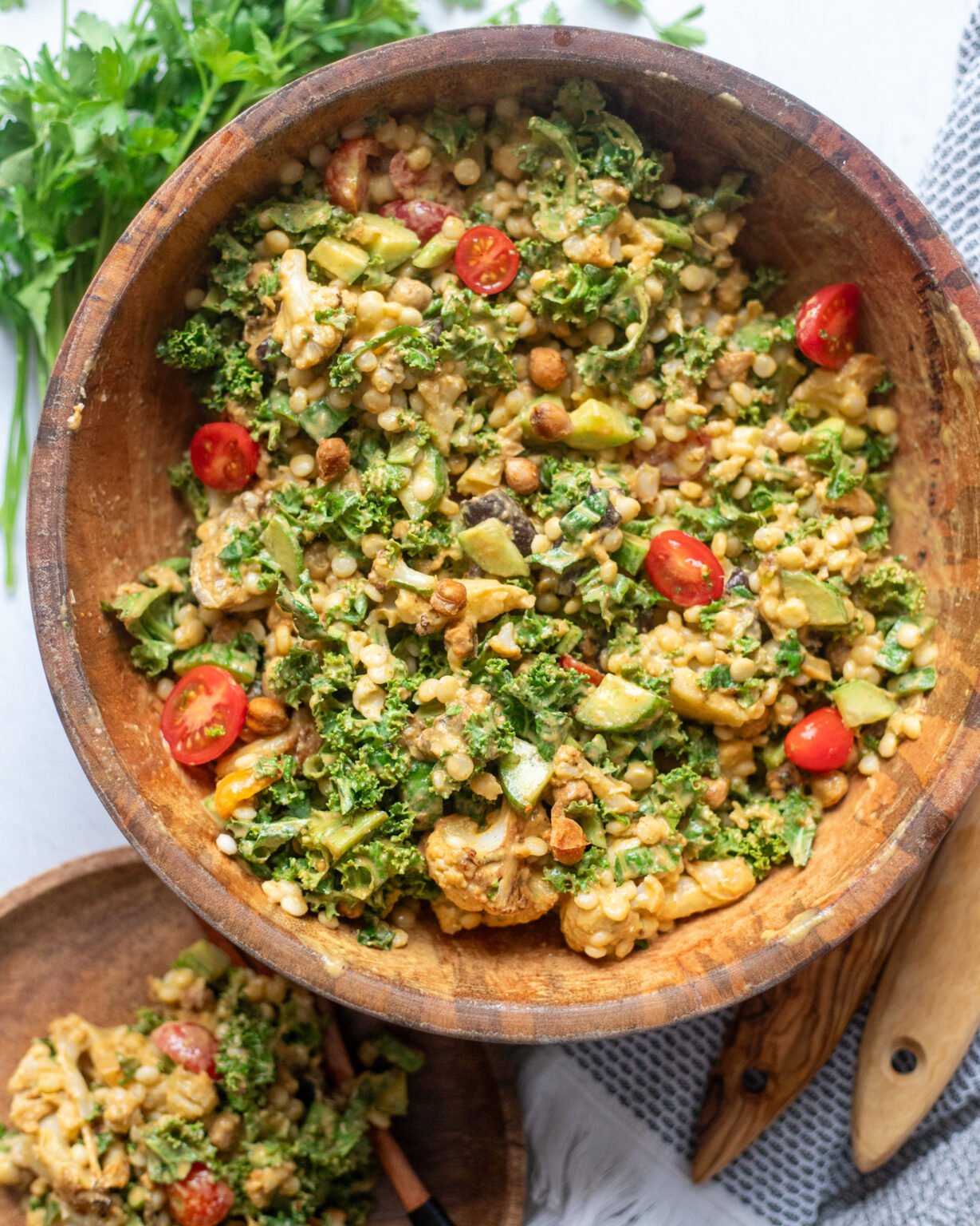 Middle Eastern Kale Couscous Salad - BetterFoodGuru